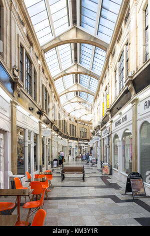 The Royal Arcade, Worthing town centre, West Sussex. Built in 1925 ...