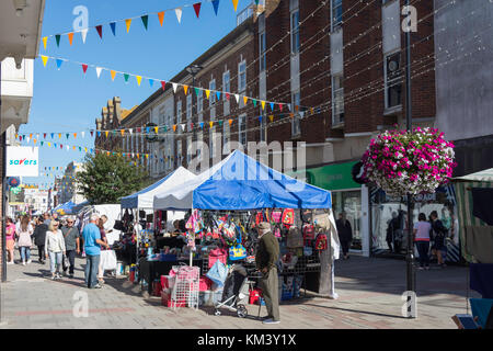 worthing seaside town centre high street sussex england uk gb Stock ...