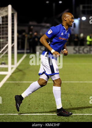 Rochdale's Calvin Andrew Stock Photo - Alamy