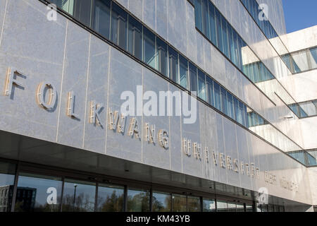 New building of the Folkwang University of the Arts, on the grounds of ...