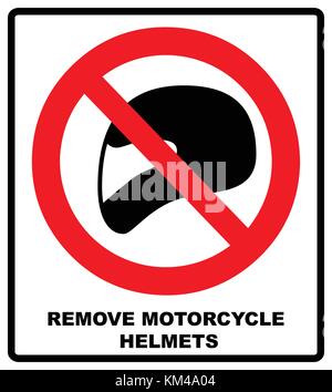 Warning sign - Wear your safety helmets. Safety yellow helmet Stock ...
