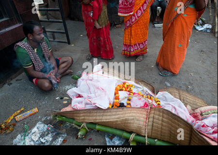 Hindu funeral ritual ( India Stock Photo - Alamy