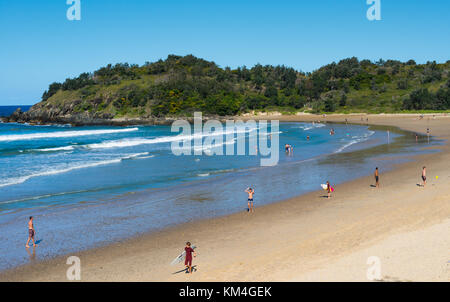 Diggers beach, Coffs Harbour, New South Wales, Australia Stock Photo ...