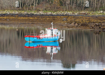 Boats on Loch Shieldaig, Wester Ross, Highlands, Scotland Stock Photo ...