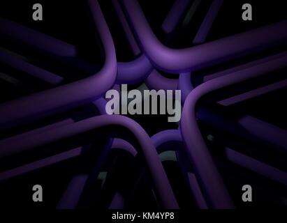 abstract curly maze road background, 3d render Stock Photo - Alamy