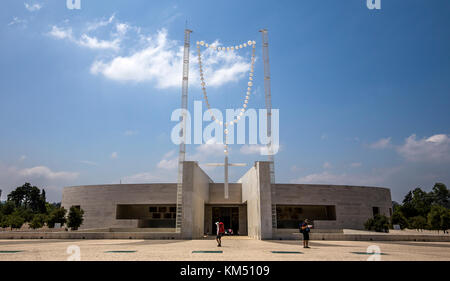 FATIMA, PORTUGAL, JUNE, 21, 2017 : on the esplanade of sanctuary of our ...