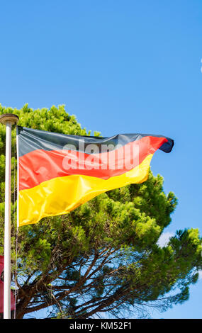 The national flag of Germany. Consisting of three equal horizontal ...