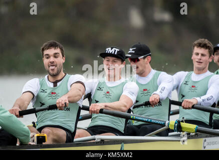 Oxford University Boat Team's James Doran and Heidi Long during a press ...
