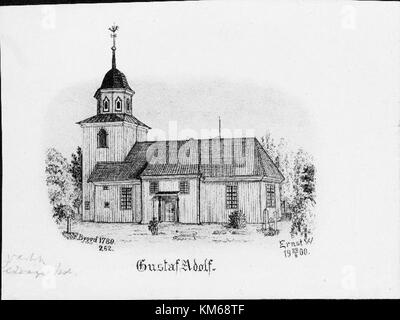 Gustav Adolfs Kyrka, located in Sundsvall, Sweden, is a historical ...