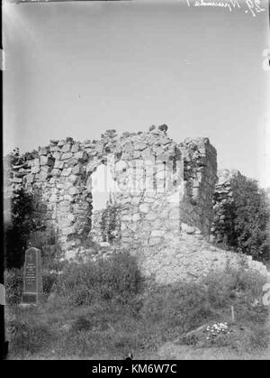 Njurunda Church Ruins in Sweden, a historic site, showcase the remnants ...