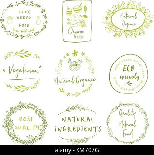Hand drawn labels and elements collection for Valentine s Day.The main ...