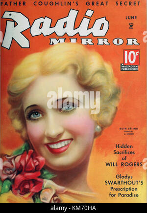 RUTH ETTING (1897-1978) American singer and film actress in 1929 Stock ...
