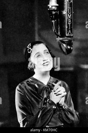 RUTH ETTING (1897-1978) US singer and film actress on the cover of an ...