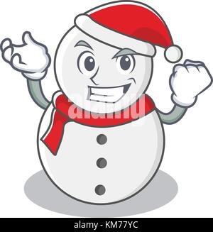 Businessman snowman character cartoon style Stock Vector Image & Art ...