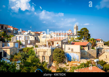 Lefkara. Picturesque mountain village. Larnaca District, Cyprus Stock ...