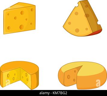 Cheese wheel icon, cartoon style Stock Vector Image & Art - Alamy