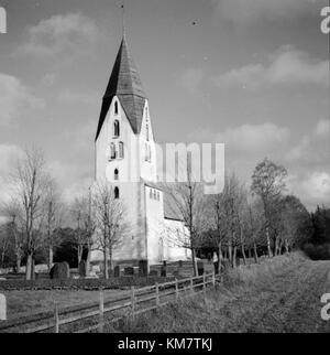 Lojsta Church, located on Gotland island, Sweden, is a medieval church ...