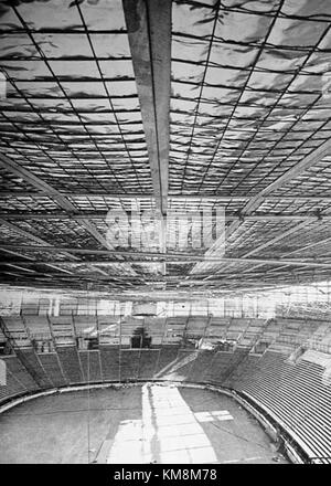 interior elements in large hall. decorations for christmas Stock Photo ...