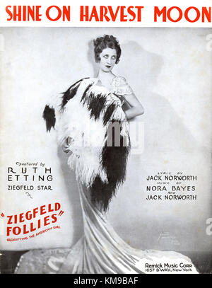 RUTH ETTING (1897-1978) American singer and film actress in 1929 Stock ...