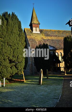 ST JOHN'S church Beck Row Suffolk Stock Photo - Alamy