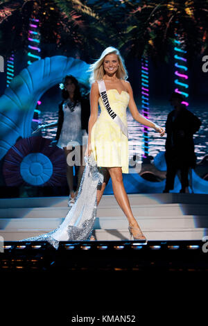 DORAL, FL - JANUARY 23: Tegan Martin, Miss Australia 2014 poses is her ...