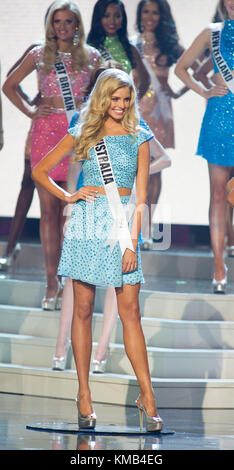 DORAL, FL - JANUARY 25: Tegan Martin, Miss Australia, Aiday Issayeva ...