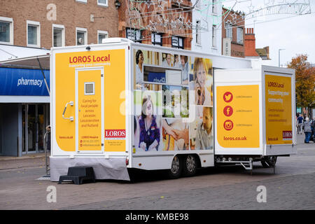 loros charity vehicle display in loughborough town centre Stock Photo ...