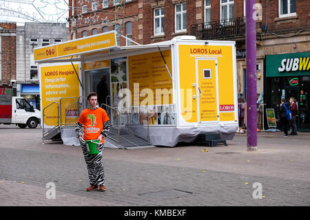 loros charity vehicle display in loughborough town centre Stock Photo ...