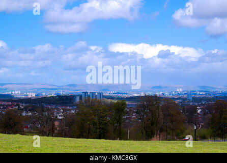 Views over South West Glasgow from Potterton Stock Photo - Alamy