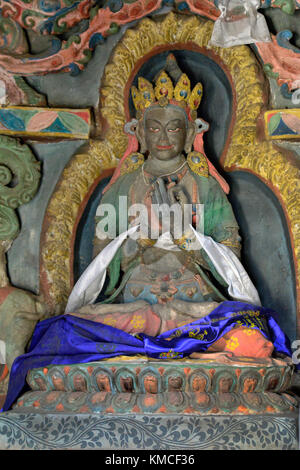 Sculpture Buddha, Tibetan teacher Naropa, a statue of gray color in ...