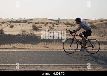Al Qudra Lakes Cycle Track Stock Photo - Alamy