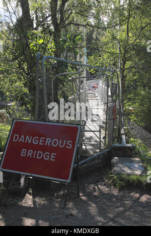 Sign - "Unsafe Railings Stock Photo - Alamy
