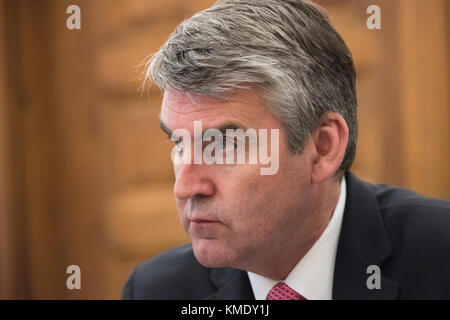 Nova Scotia Premier Stephen McNeil, right, chats with Economic ...