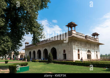 Inside the Rang Mahal in the Red Fort in Delhi in India Stock Photo - Alamy