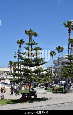 Grand Socco or main city square in Tangier, Morocco Stock Photo - Alamy