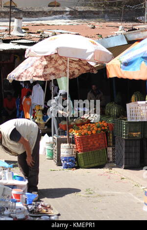 Views of the huge souk / market (open and covered) in Tangiers ...