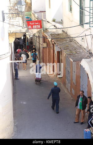 Views of the huge souk / market (open and covered) in Tangiers ...