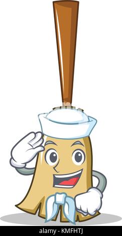 Sailor mop character cartoon style Stock Vector Image & Art - Alamy