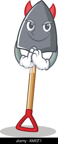 Angry shovel character cartoon style Stock Vector Image & Art - Alamy