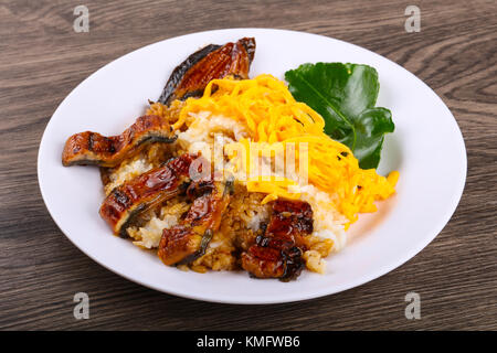 Unaju - Japan cuisine baked eel with rice Stock Photo - Alamy