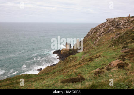 The count house at Botallack tin mine in Cornwall Stock Photo: 79468071 ...