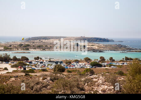 Elafonisos beach and area, Crete island, Greece, Europe Stock Photo - Alamy