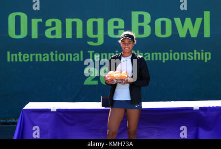 Whitney Osuigwe of the USA at the Girl's singles - Wimbledon ...