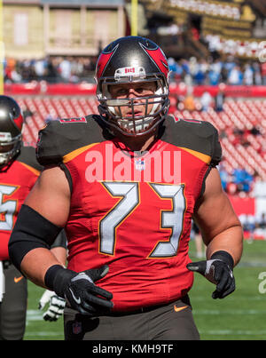 Tampa Bay Buccaneers offensive guard Ted Larsen (62) in action during ...