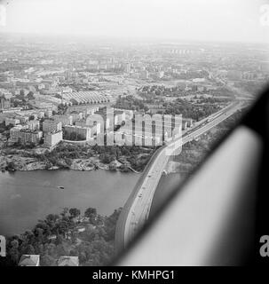 Tranebergsbron, a bridge in Stockholm, Sweden, was constructed in 1933 ...