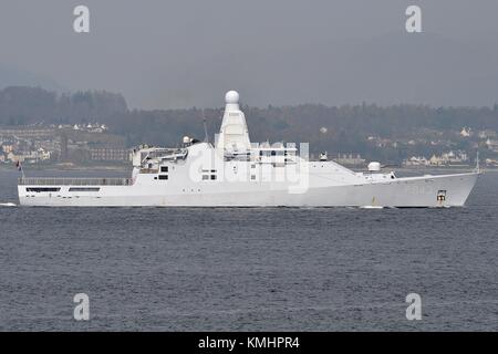 HNLMS Groningen (P843) Holland-class offshore patrol vessel operated by ...