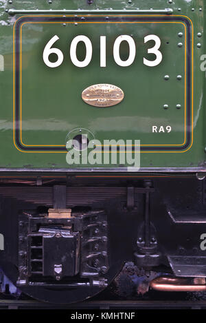 number plate maker's plate steam locomotive 777 national railway museum ...