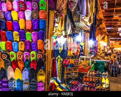 Talaa Kebira street Medina (Fes el-Bali) old town Fez northern Morocco ...