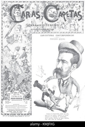 The cover of the Caras y Caretas magazine from October 19, 1890 ...