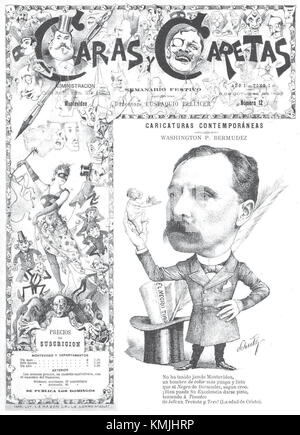 The cover of 'Caras y Caretas,' an Argentine magazine, from August 10 ...